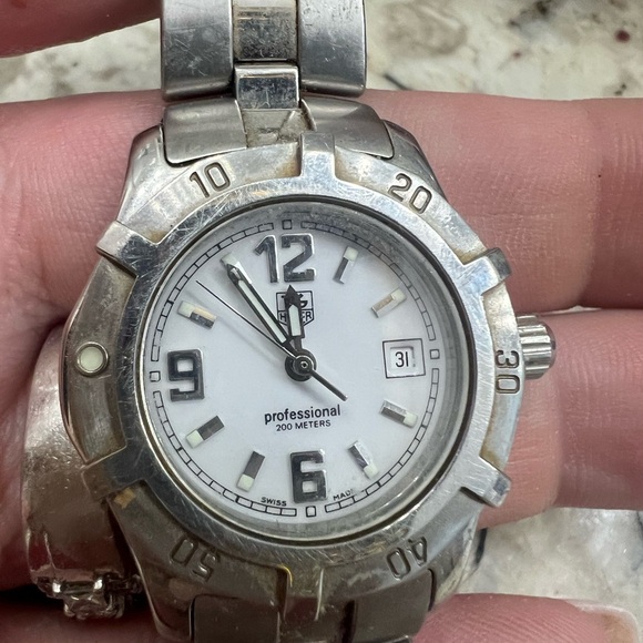 Tag Heuer | Accessories | Tag Heuer Steel Aqua Racer Womens Watch ...